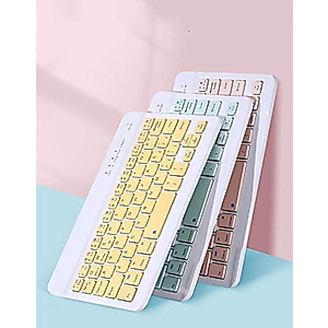 AnMengXinLing iPad Mini 6 (6th Generation) Keyboard Case with Mouse,iPad Mini 2021 Detachable Wireless Bluetooth Keyboard Pencil Holder Slim Leather Smart Cover (iPad Mini 6(8.3 inch), Purple)