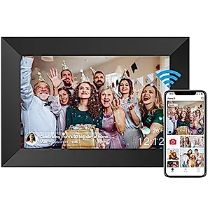 Digital Picture Frame Dreamtimes 8 Inch WiFi Digital Photo Frame with IPS HD Touch Screen, Latest Upgraded Version, US Design, Easy Setup to Share Photos or Videos Remotely via AiMOR App from Anywhere