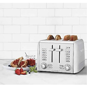 Cuisinart RBT-1350PCFR 4 Slice Metal Toaster (Renewed)