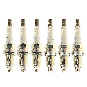 NGK Set of 6 Multi-Ground Laser Platinum Spark Plugs Necked Down Gap 0.044 L6 V6