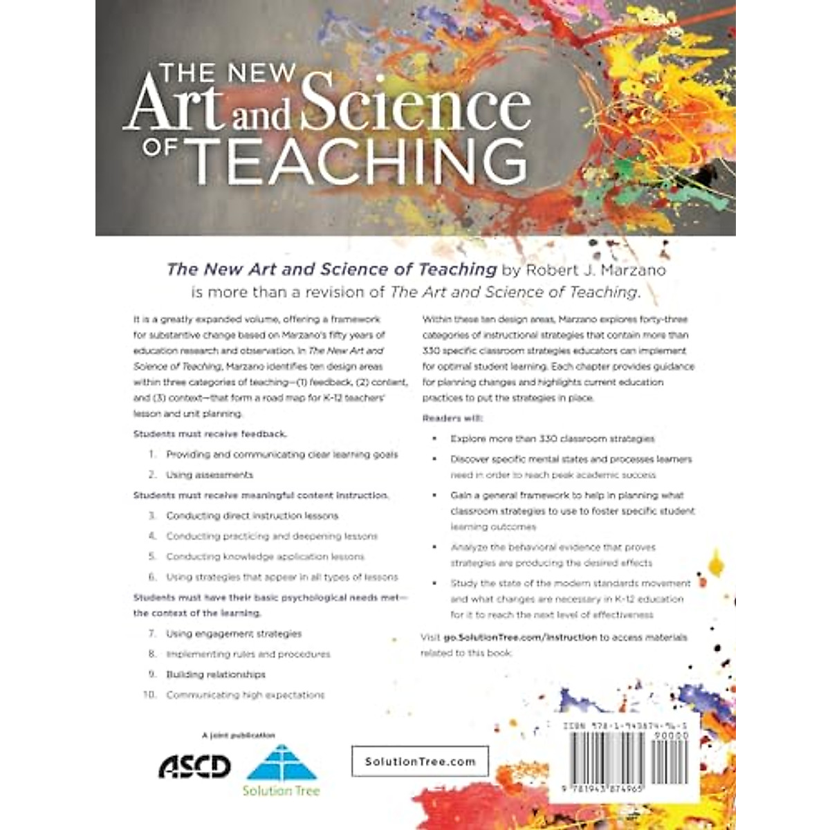 The New Art and Science of Teaching (More Than Fifty New Instructional Strategies for Academic Success) (The New Art and Science of Teaching Book Series)