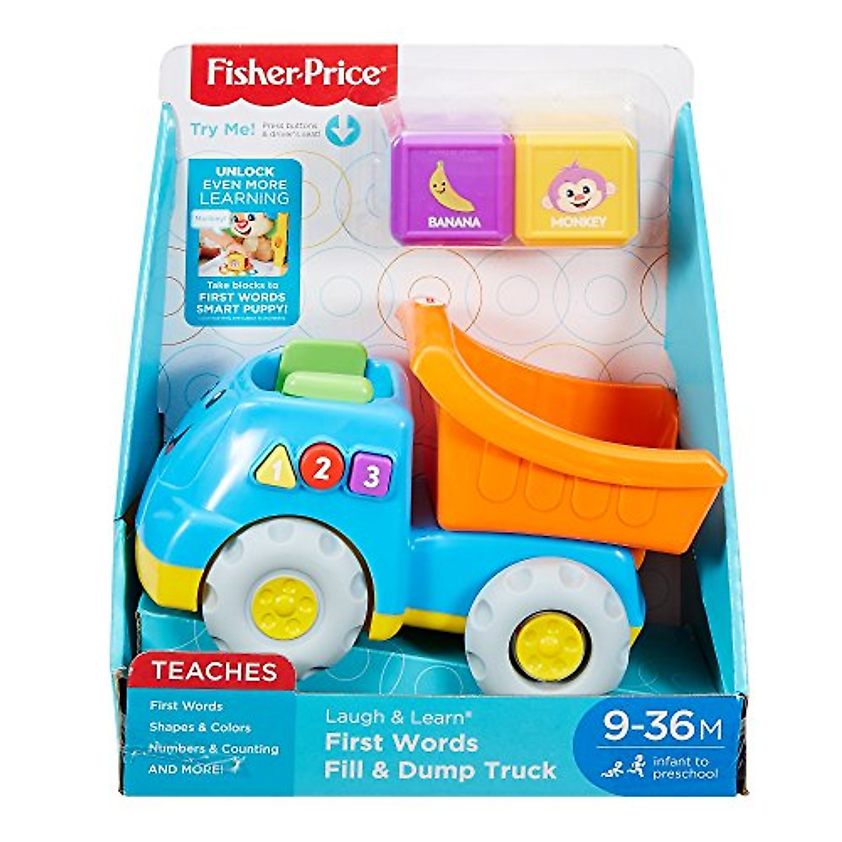 Fisher-Price Laugh & Learn First Words Fill & Dump Truck