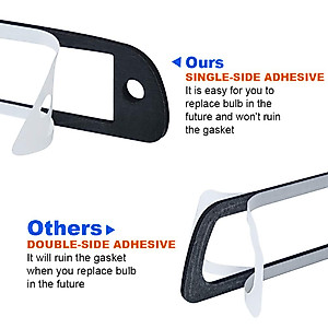 MOFORKIT 3rd Third Brake Light Seal Gasket Compatible with Ford F250 F350 F450 F550 Super Duty 1999 to 2016,Ford Ranger, Mazda B-Series