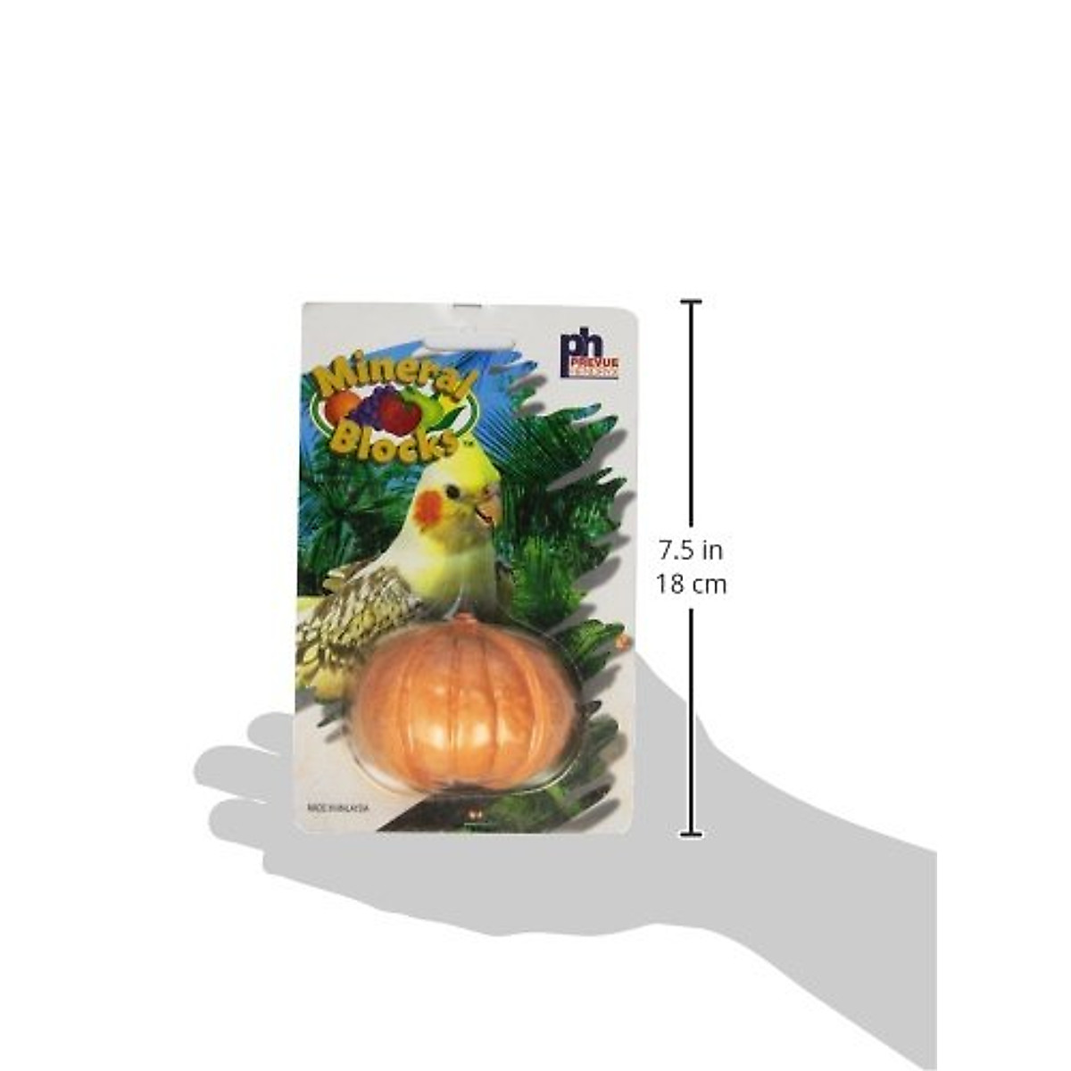 Prevue Pet Products Fruit Bird Mineral Blocks Assorted Styles and Colors Sold Individually