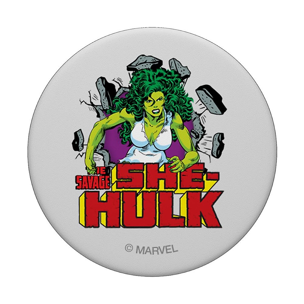 Marvel The Savage She-Hulk Retro Comic PopSockets Standard PopGrip