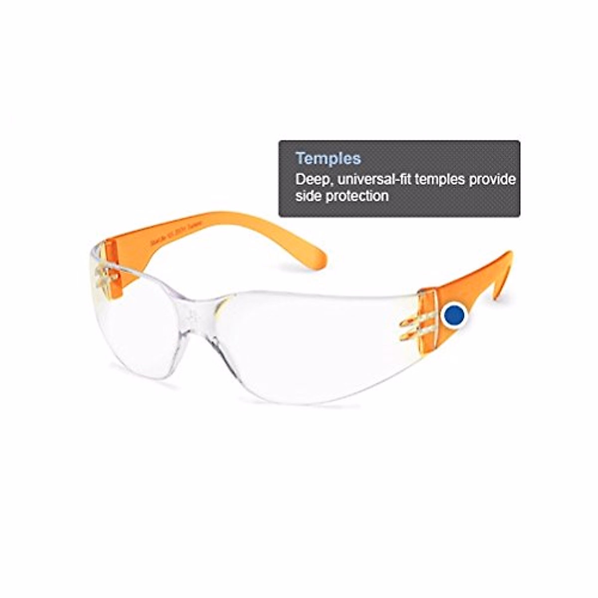 Gateway Safety 4699 StarLite Gumballs Safety Glasses, Clear Lens, 10 Colors Included (Pack of 10)