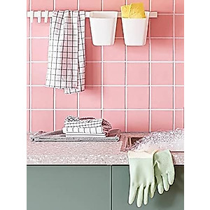 Ikea SUNNERSTA - Rail with 4 Hooks and 2 containers, [White],Length: 60 cm