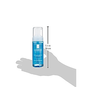 La Roche-Posay Foaming Micellar Cleansing Water and Gentle Makeup Remover, Balances pH, Soap & Alcohol Free