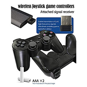 Fordim Retro Game Console, Built in 15000+ Classic Games, 2 Ergonomics Controller, 4K HD Output, Plug and Play Game Console, Ideal Gift for Kids and Adult