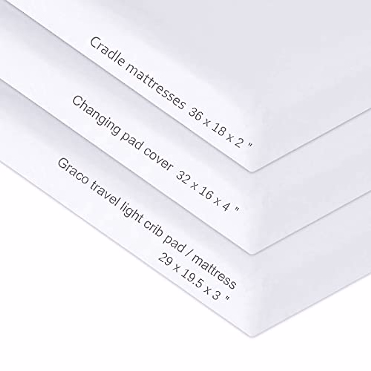 Changing Pad Cover Waterproof, 100% Organic Cotton Changing Pad Sheets, 2 Pack Diaper Changing Table Cover, Ultra Soft Cradle Sheets for Baby Boys and Girls, Breathable & Smooth