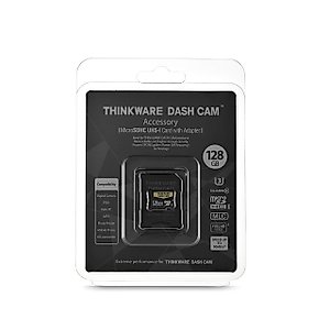 Thinkware TWA-SMU128 THINKWARE UHS-I 128 GB MICROSD Card | MLC NAND | Anti File Corruption | for Dash Cam, 128GB