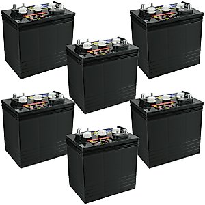 PowerStar Crown CR-220 Group GC2 6V 220 AH Battery X6