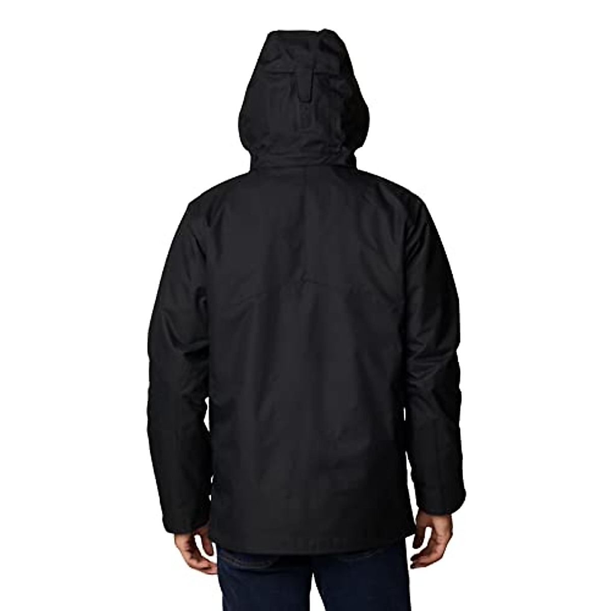 Columbia Men's Bugaboo II Fleece Interchange Jacket, Black/Red, X-Large