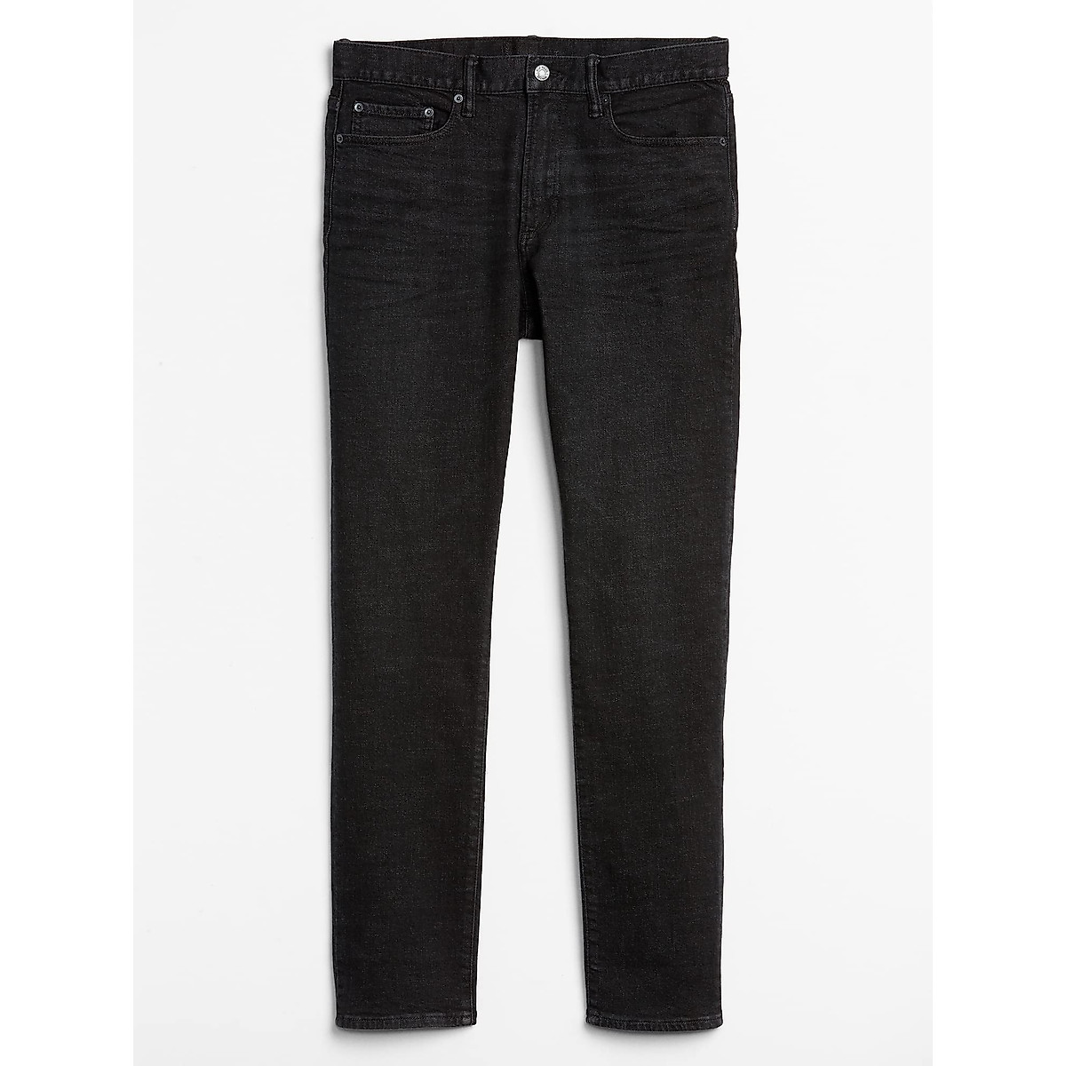 GAP Mens Slim Taper Fit Jeans, Washed Black, 36W x 30L US