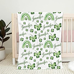 Personalized Saint Patricks Day Blanket,Rainbow St Patricks Day Blanket,Clover Blanket,Shamrock Blanket,Shamrock Throw Blanket,St Patricks Blanket,St Patricks Throw Blanket,Irish Throw Blanket