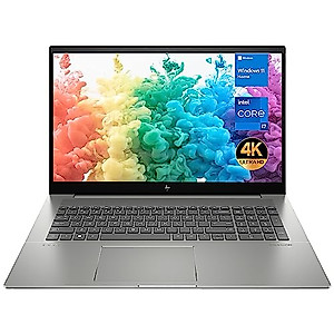 HP 2023 Newest Envy Laptop, 17.3" 4K UHD Display, 13th Gen Intel Core i7-13700H Processor, 64GB RAM, 2TB SSD, HDMI, Webcam, Backlit KB, SD Card Reader, Wi-Fi 6, Windows 11 Home, Grey