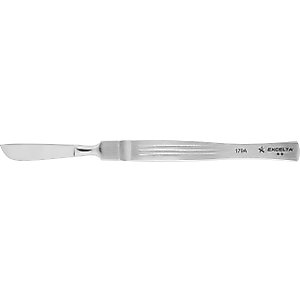 Excelta - 179A - Scalpel - One Piece Handle/Blade - Straight - Two Star - SS, 0.06" Height, 0.38" Wide, 6.5" Length