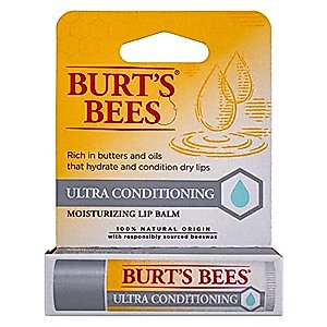 Burt's Bees Lip Balm, Ultra Conditioning with Kokum Butter, 0.15 oz (Pack of 6)