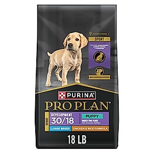 Purina Pro Plan Puppy Large Breed Sport Development 30/18 High Protein Puppy Food - 18 lb. Bag