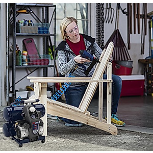 Quiet Air Compressor, Lightweight, 4.6 Gallon, Half the Noise and Weight, 4X Life, All the Power (Campbell Hausfeld DC040500)