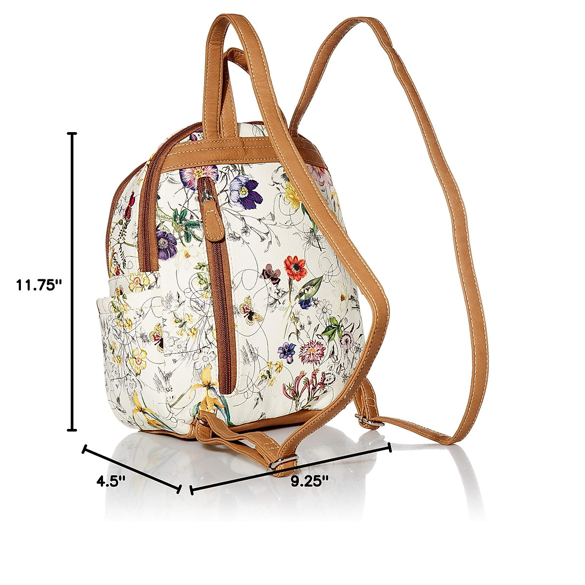 MultiSac Women's Adele Backpack, Vienna Floral, One Size