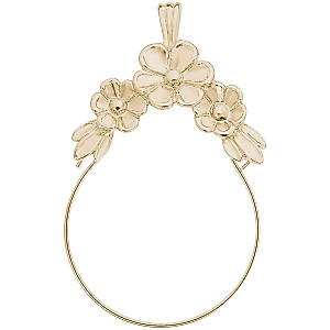 Rembrandt Charms Charm Holder, Gold Plated Silver