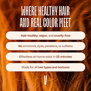 Overtone Haircare Daily Conditioner: 8 oz Semi-permanent Hair Conditioner With Shea Butter & Coconut Oil, Prevent Fading & Refresh Color, Safe, Vegan, Cruelty-Free: Ginger Glow
