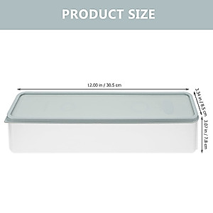 SHERCHPRY Airtight Food Storage Containers with Lids: 3Pcs Pasta Storage Containers for Pantry Spaghetti Noodles Clear Kitchen Containers Pantry Organization Storage Blue