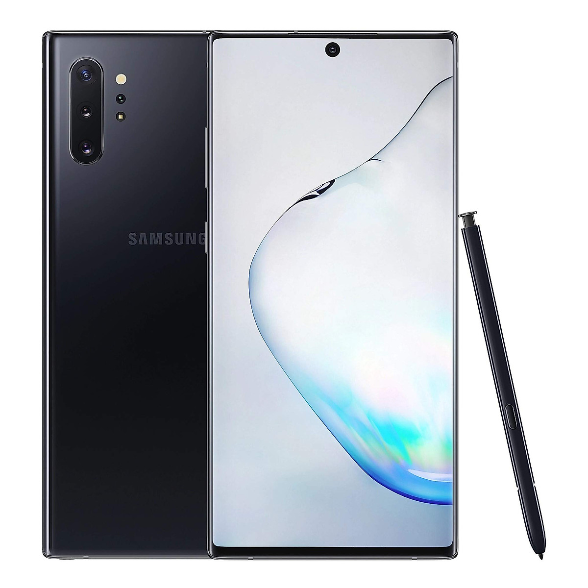 Samsung Galaxy Note 10+ Plus SM-N975F/DS, Dual SIM 4G LTE, International Version (No US Warranty), 256GB, Aura Black - GSM Unlocked
