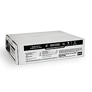 Japanese Beetle Bag Trap by Catchmaster - 3 Pack, Ready to Use Outdoors. Insect Bug Pest Plant Protection Dual Pheromone Food Lure System Season Disposable Easy Maximum Coverage Secure