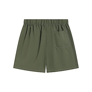 Guliorts Men's Dissolving Swim Trunks Birthday Prank Shorts Funny Gift for Brother Boyfriend Bachelor Beach Party in The Swimming Pool Army Green M