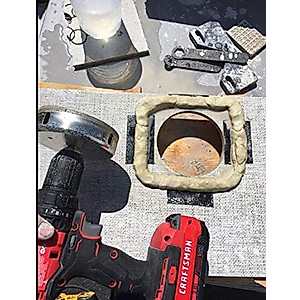 Drilax 4 1/4 inch Diamond Hole Saw Drill Bit Quartz Ceramic Porcelain Tile Granite Floor Toilet Cutout Plaster Ceiling Recessed Light Holes 4.25 in