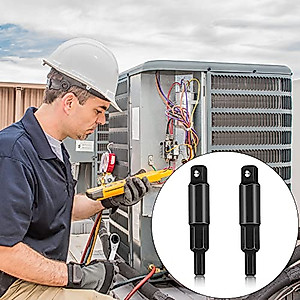 Btanadi Hvac Service Wrench Tools: 2 PCS Step Hexagon Key Adapter Air Conditioner Valve for Ratchet Wrench Hexagon Bit Adapter Kit, for Air Refrigeration Tools and Equipment Repair Tools Clearance