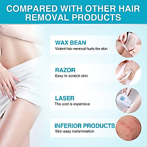 POP MODERN.C Aloe Hair Removal Cream For Men or Women Sensitive Formula Bikini Remove Cream Painless Hair Remover Moisturizing For Body Arm Leg Armpit Gifts