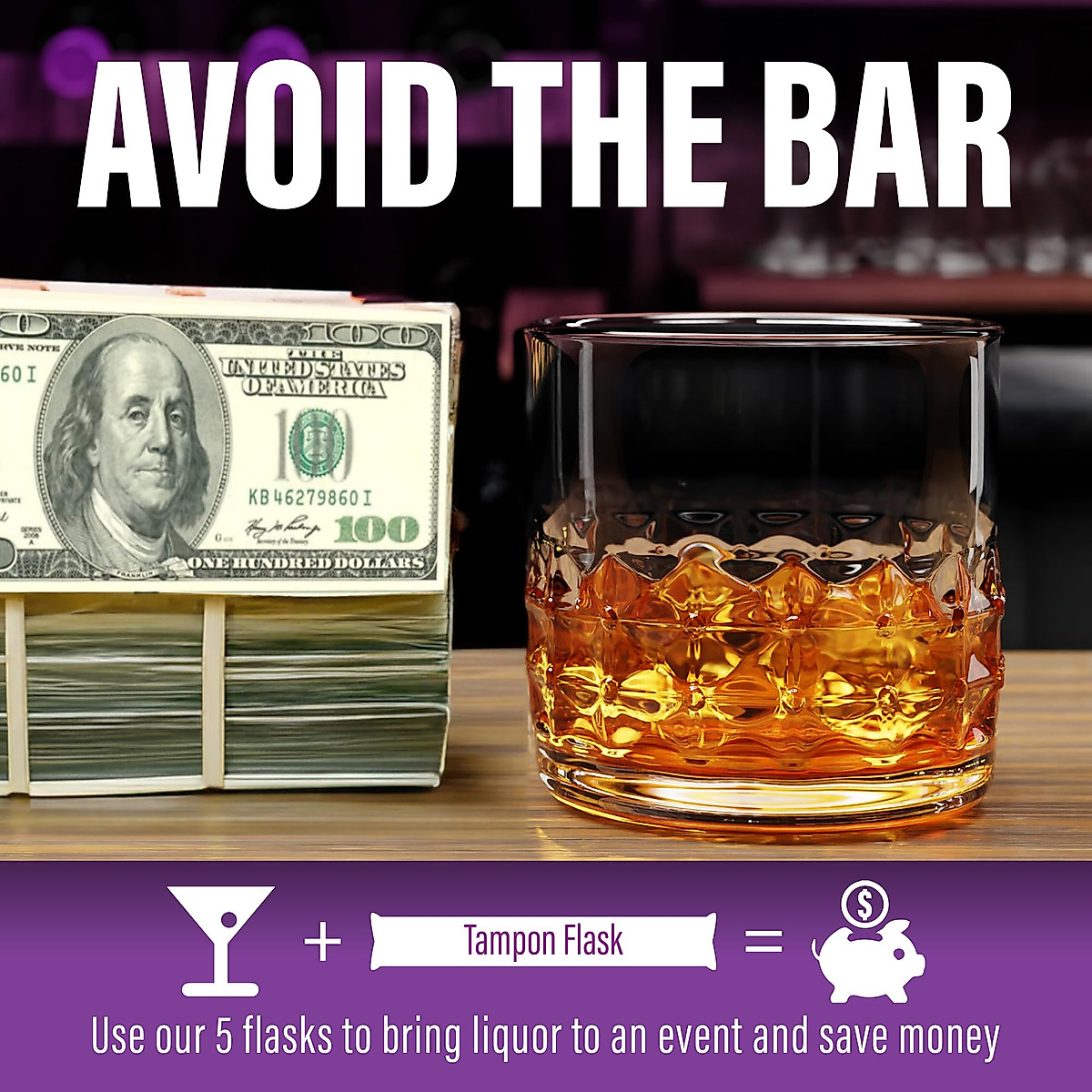 Smart Alec Novelty Tampon Flask - 5 Leak-Proof Fake Hidden Flasks Liquor for Women | Alcohol Flask Tampon - Tampon Alcohol Tubes Perfect for Concert, Cruise, Sports Event, & Party Using Tampon Flasks