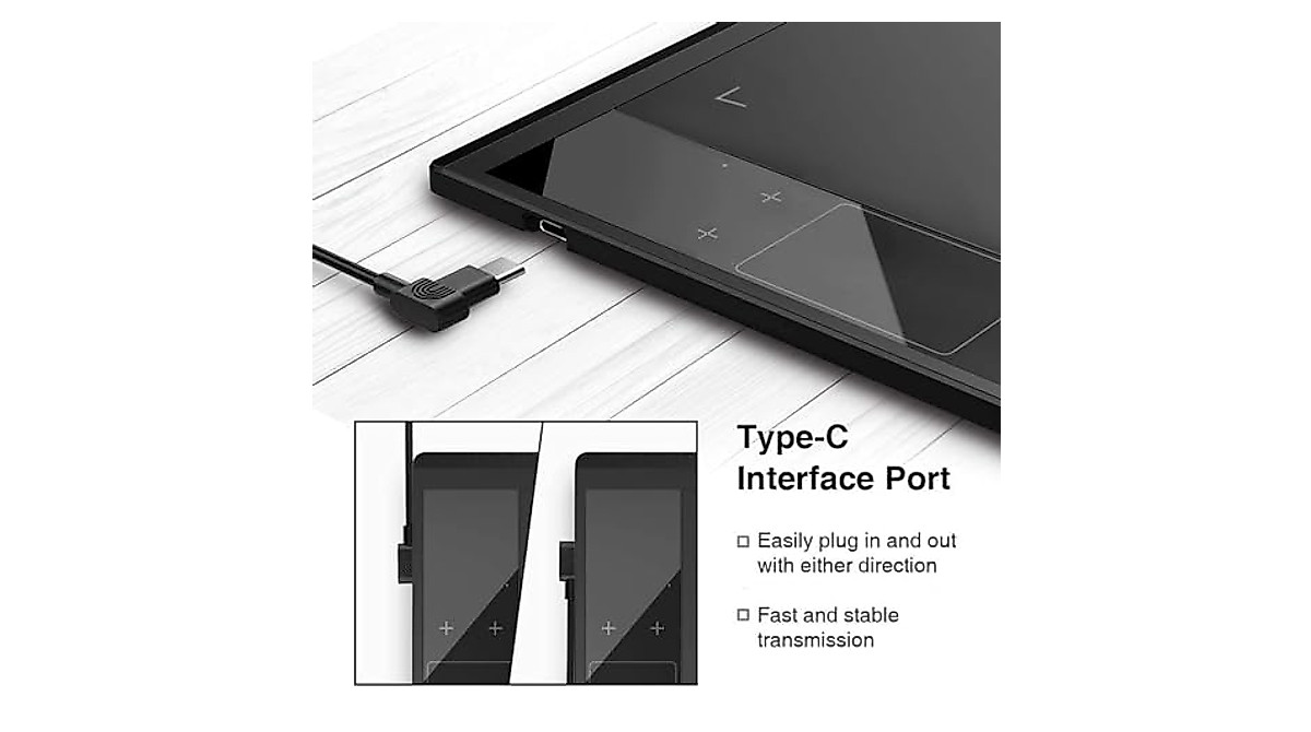 VEIKK A30 V2 Drawing Tablet - 10x6 Inch Graphics Tablet