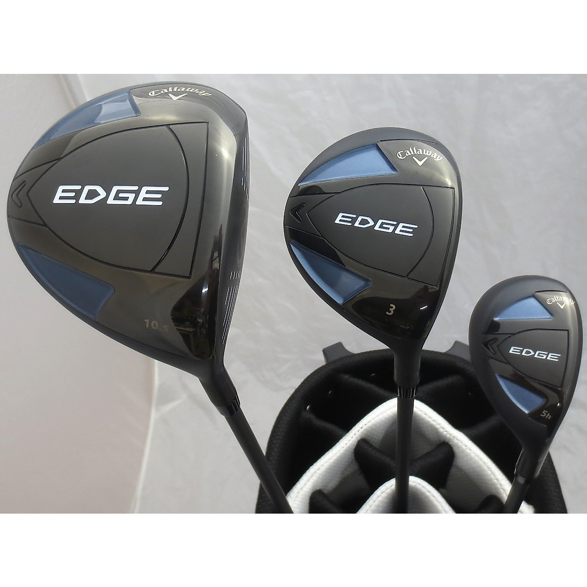 Mens Callaway Complete Golf Set RH - Driver, 3 Wood, Hybrid, Irons, Odyssey Putter Clubs Stand Bag Regular Flex