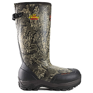 Thorogood Infinity FD 17” Waterproof Insulated Hunting Boots for Men - Realtree Timber Camo Neoprene with 1600g Thinsulate and Self-Cleaning Traction Outsole, Camo - 8 M US