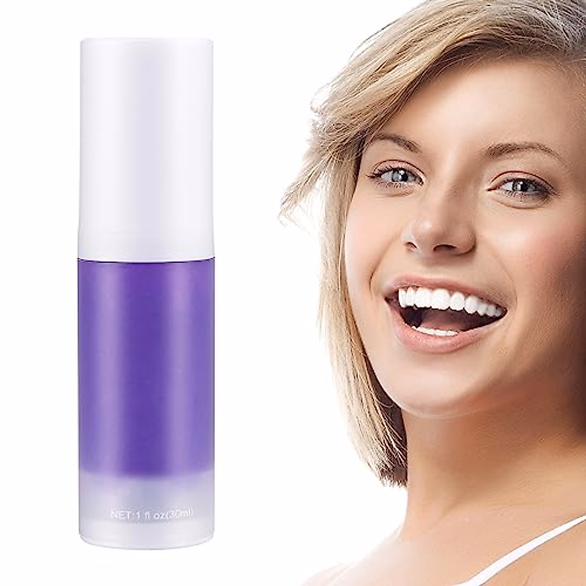 Purple Toothpaste for Teeth Whitening