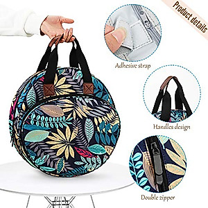 Embroideries Bags Embroidery Storage Embroidery Project Bag 600D Oxford Bag for Cross Stitch Embroidery Supplies Multifunctional Portable Carrying Bag Beginner Embroidery Kit for Adults (Bag ONLY)