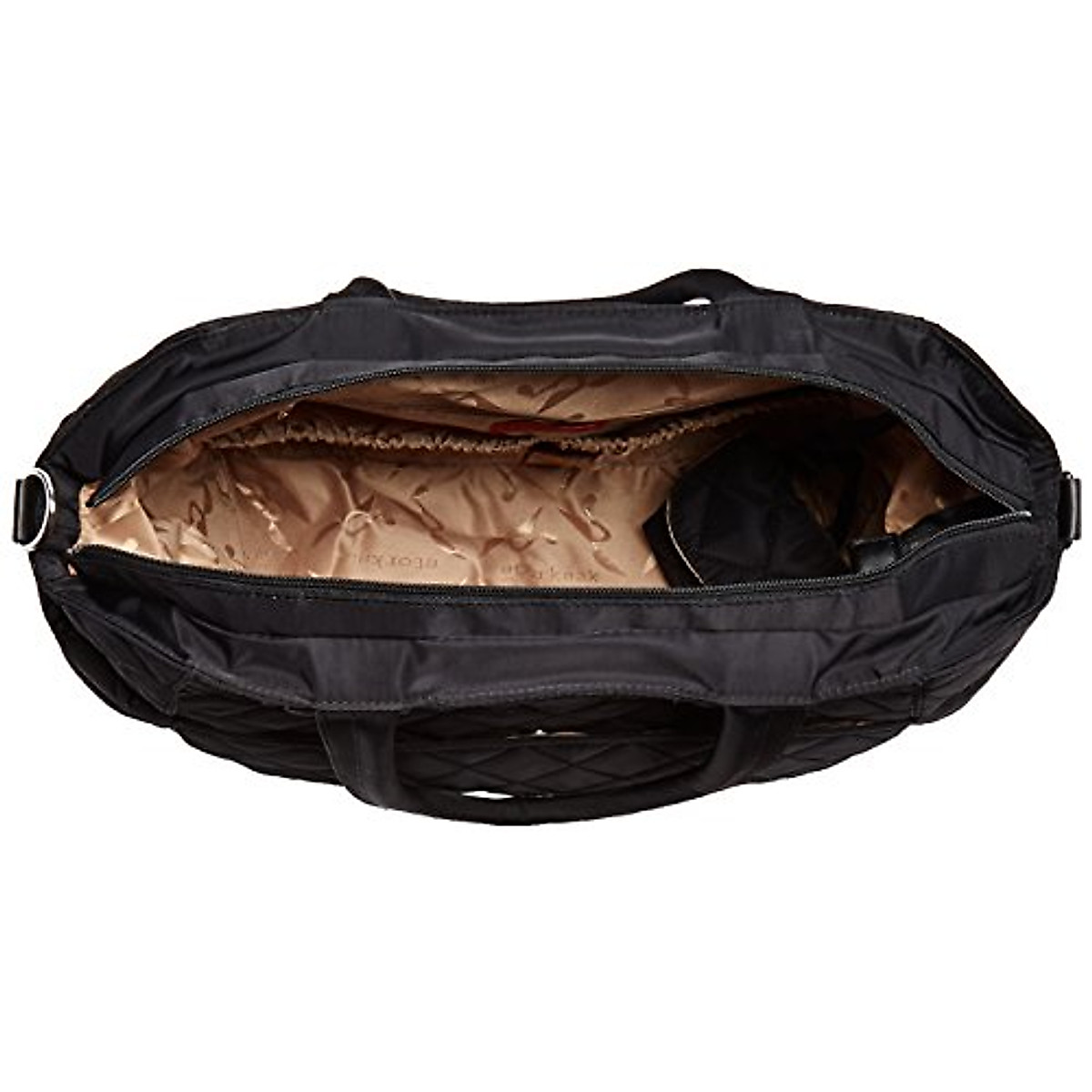 Storksak Bobby Quilted Shoulder Bag Diaper Bag, Black