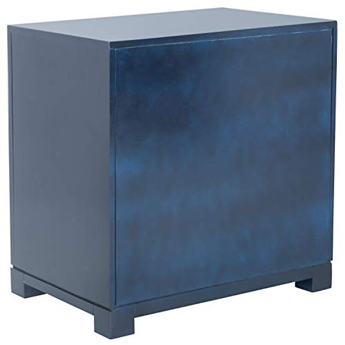 Safavieh Home Collection Raina Navy 3-Drawer Greek Key Nightstand