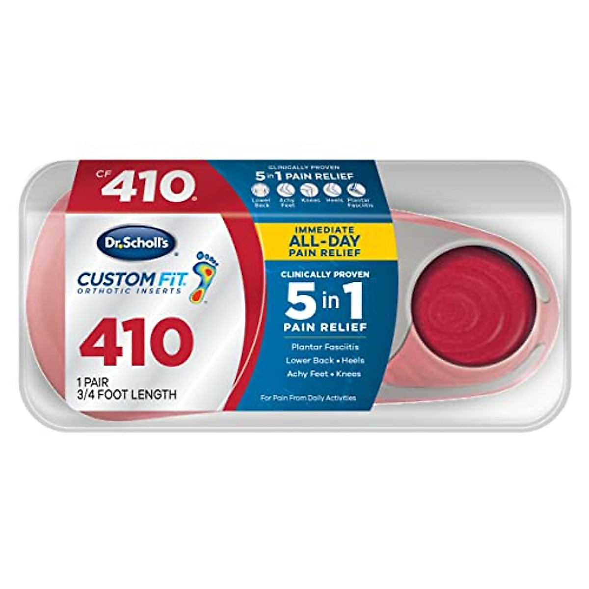 Dr. Scholl's Custom Fit Orthotic Inserts, CF 410