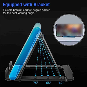 Gaming Keyboard Mouse Converter,USB 2.0 Mobile Gaming Keyboard Mouse Converter Adapter,Bluetooth 4.0,with Adjustable Stand,for Android Systerm(Black)