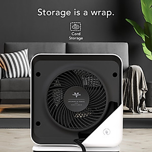 Vornado Velocity CUBE 5S Whole Room Space Heater with Swiveling Base, Indoor Use, White