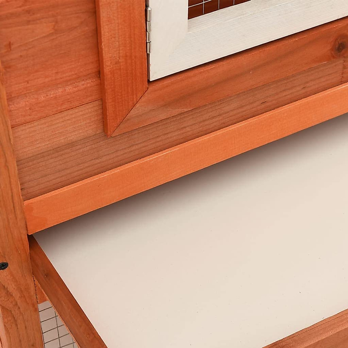 Outdoor Large Rabbit Hutch House Pet Cage,Hamster cage Chameleon cage Chinchilla cage Reptile Terrarium Nesting Boxes Suitable for Patio, Outdoor, Backyard and Farm Double House