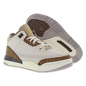 Jordan Little Kid's 3 Retro Palomino Lt BRN/Metallic Gold (DM0966 102) - 1