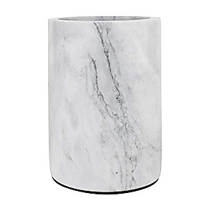 Homeries Marble Wine Chiller Bucket - Wine & Champagne Cooler for Parties, Dinner – Keep Wine & Beverages Cold – Holds Any 750ml Bottle - Ideal Gift for Wine Enthusiasts