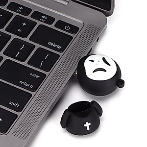 USB Flash Drive USB2.0 Memory Stick, Faceless Ghost Cartoon U Disk Drive Storage High Speed Thumb Drive, Data Transmission Portable for Computer/Laptop (64GB)