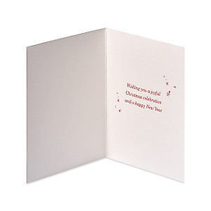 Papyrus Boxed Holiday Christmas Cards, Magical Tree Top, 20 Count